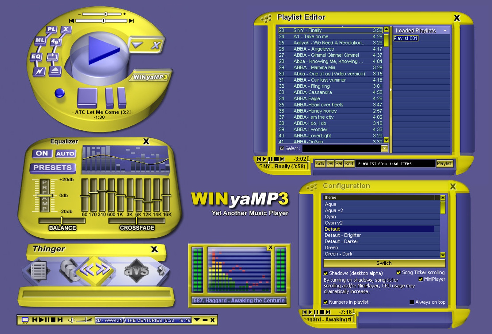 New WinAMP 3 Skins - Blog - Marius Șucan